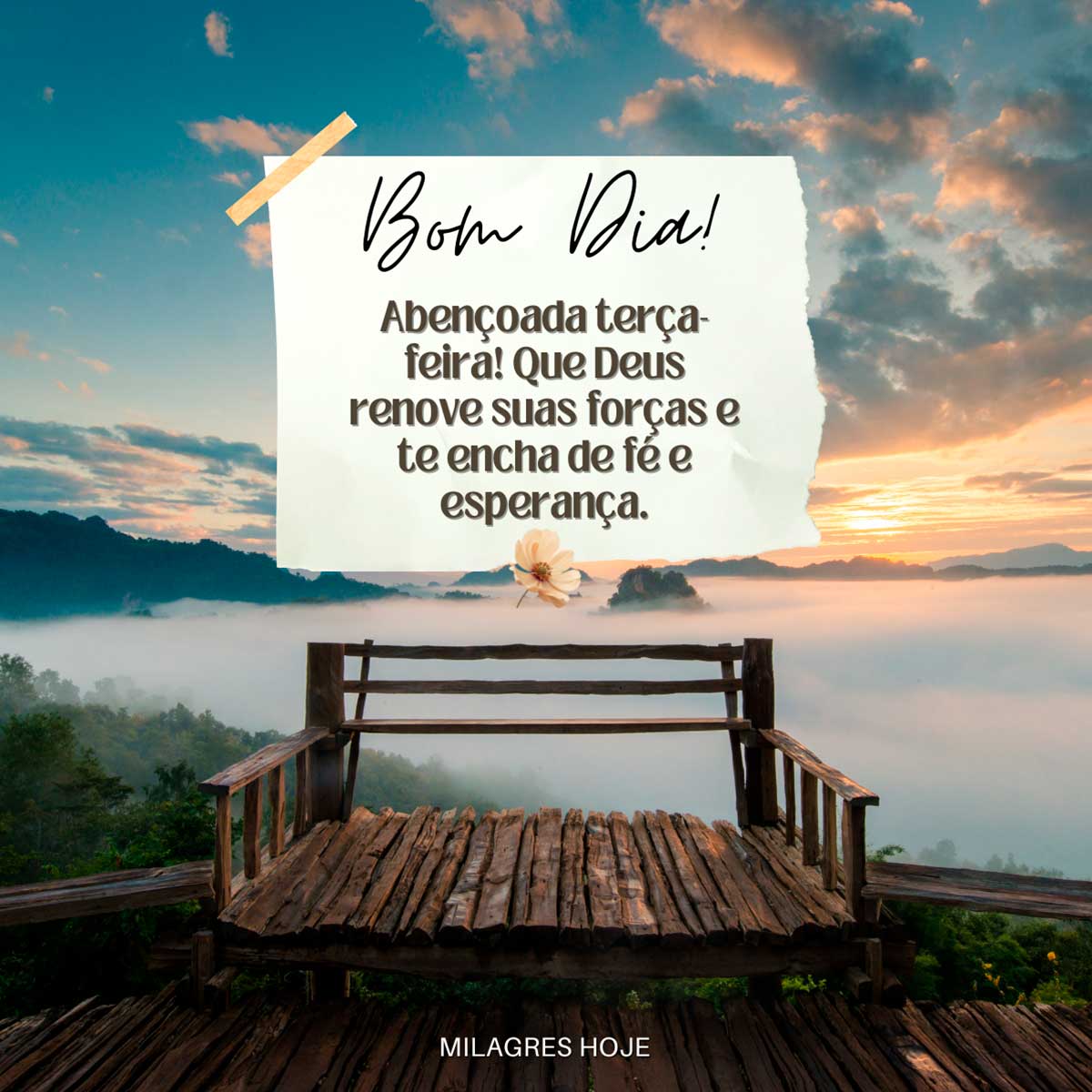 54 Frases: Bom Dia Terça Feira Abençoada por Deus