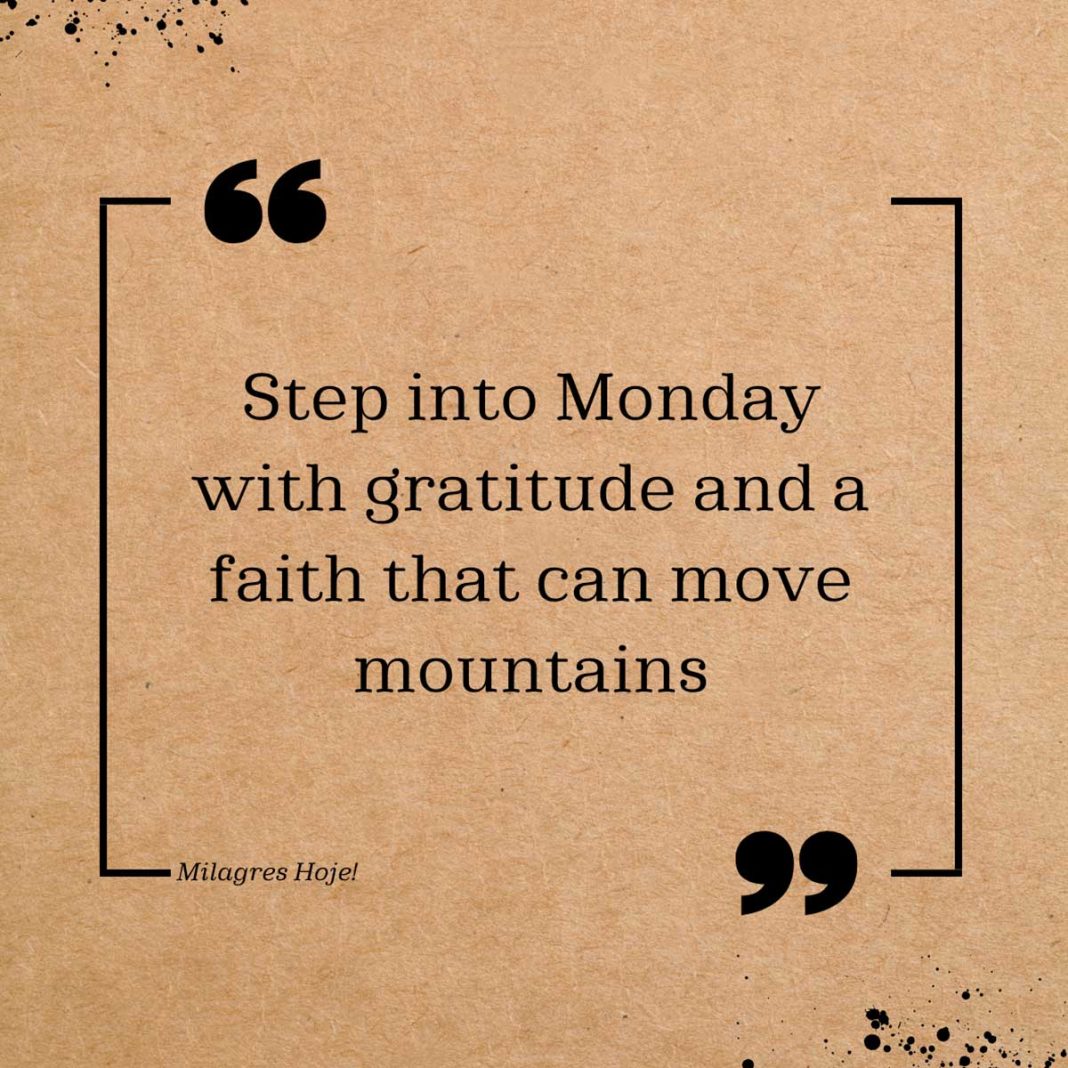 Monday Good Morning Reflection: Start the Week with Faith